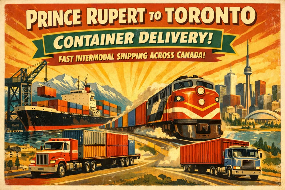 Prince Rupert to Toronto Container Delivery | Costs & Transit 2026